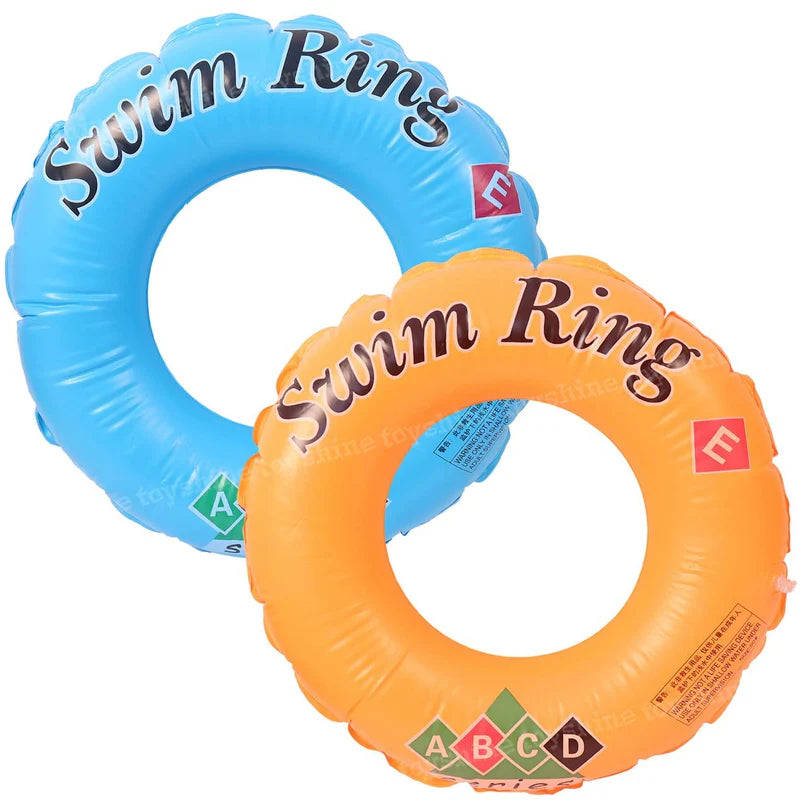 SWIM RING TUBE PORTABLE INFLATABLE & FOLDABLE SWIMMING TUBE OUTDOOR