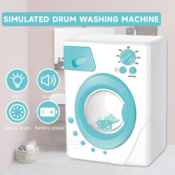 Real Life Lights Sounds Washing Machine Toys Play set Children Pretend ...
