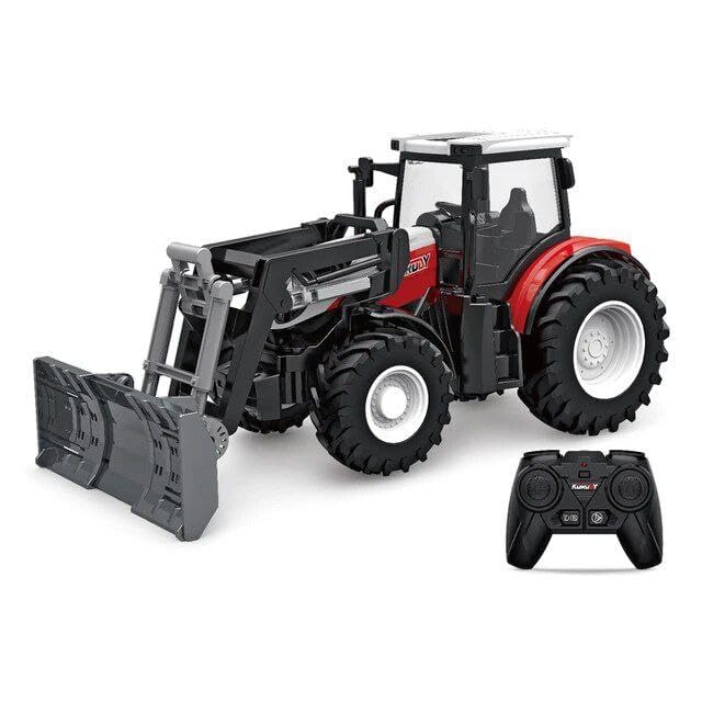 REMOTE CONTROL FARM TRACTOR FOR KIDS, REALISTIC RC TRACTOR WITH REAR L